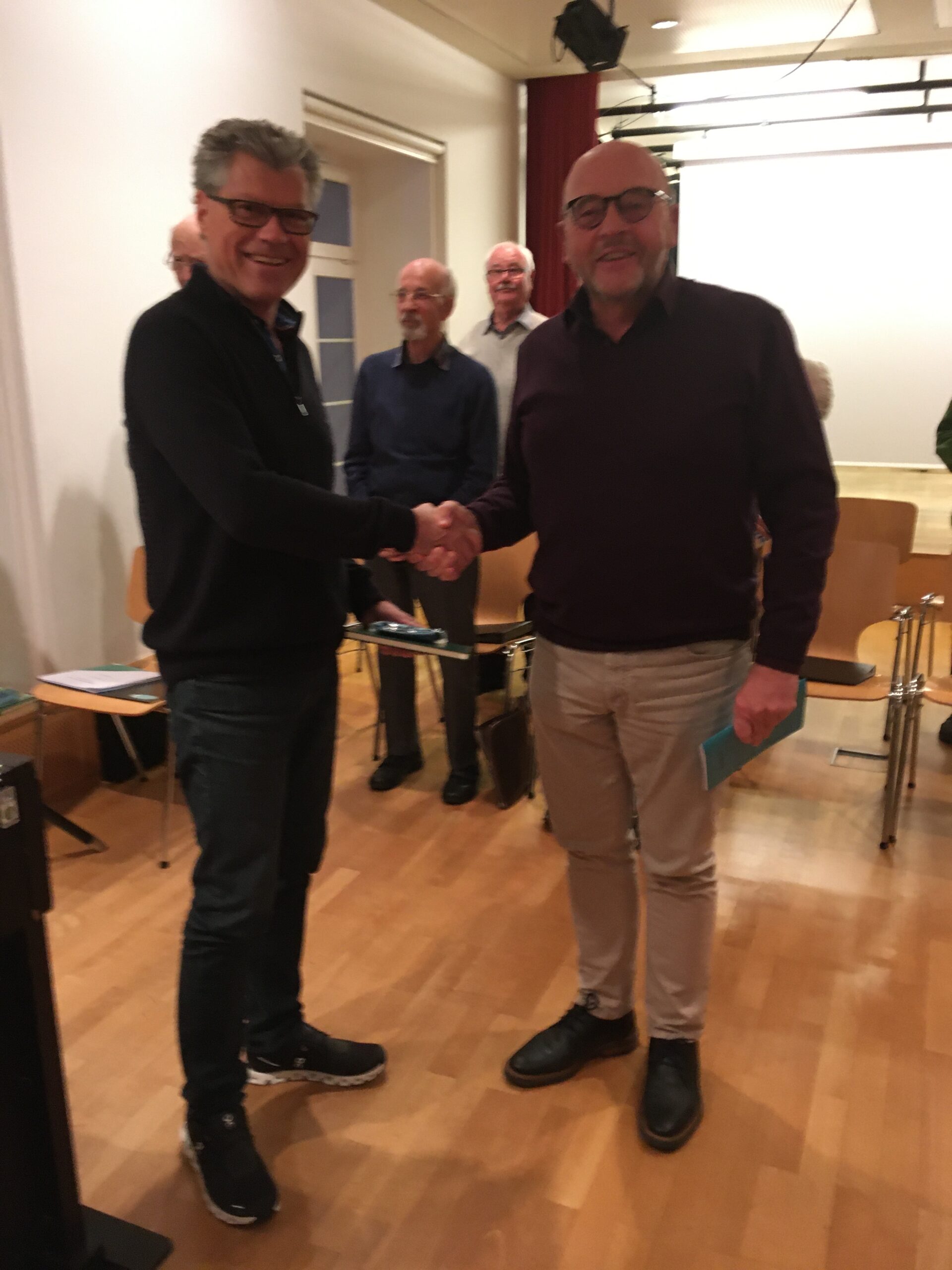 Neu im Chor aufgenommen: Urs Kobelt und Franz Zuber – Männerchor ...